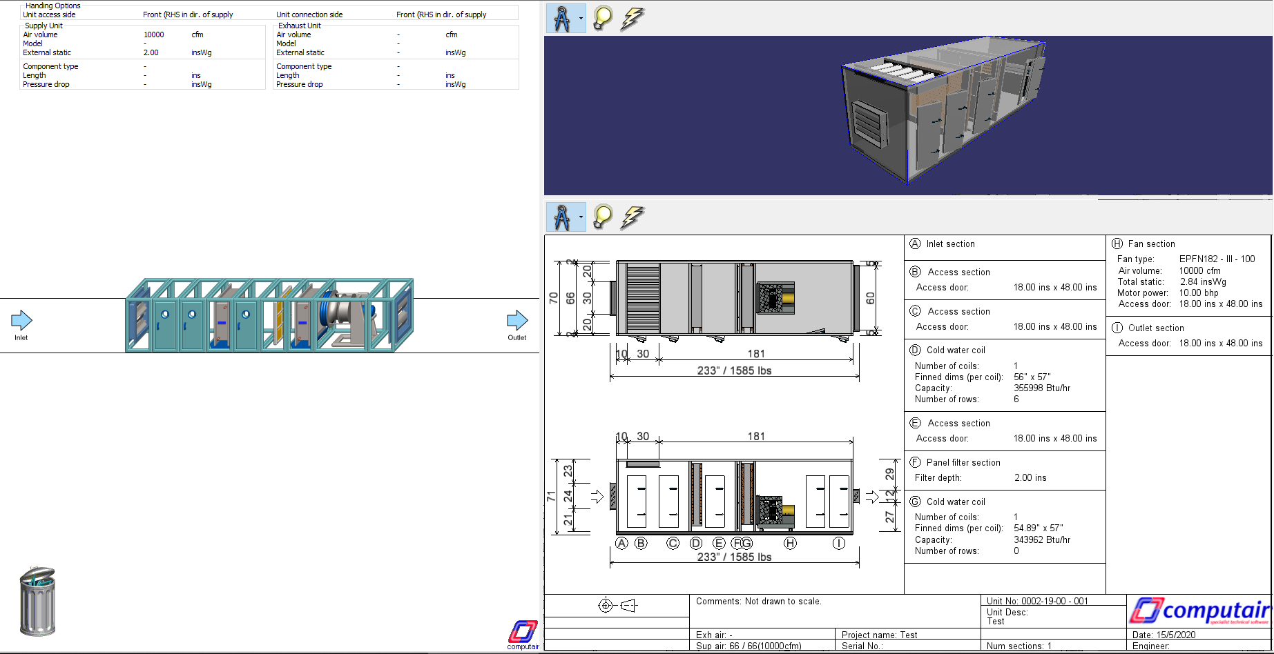 WINTADS Air Handler Design Software From Computair